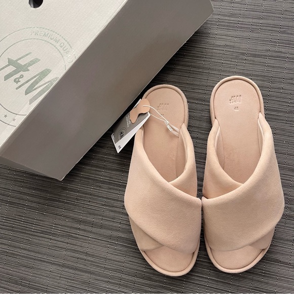 H&M | Shoes | Hm Premium Selection Leather Sandals | Poshmark